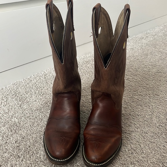 Double H | Shoes | Double H Buckaroos Cowboy Boots Mens 75 D | Poshmark
